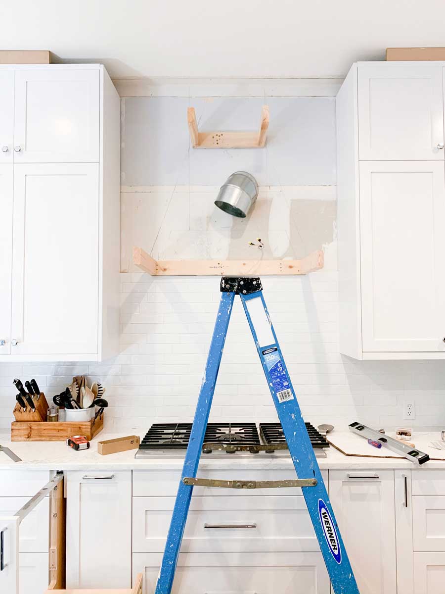 How I Built My DIY Farmhouse Vent Hood Cover