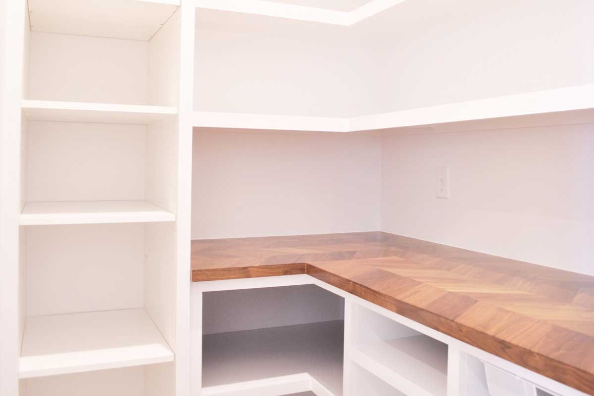 Our DIY Custom Walk-In Pantry Progress and Reveal!